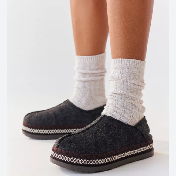UGG | Shoes | New Ugg Womens Cozy Black Refelt Tasman Slip On Shoes ...